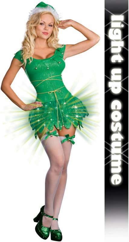 Electric Elf (Light-Up) Adult Costume, Buy durable Online Classic ...